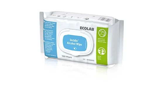Incidin™ Alcohol Wipe | Ecolab